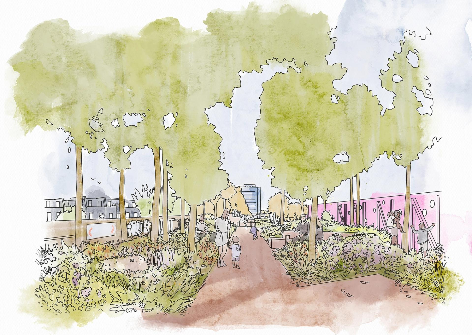 A project to create green spaces, connect people and build community ...