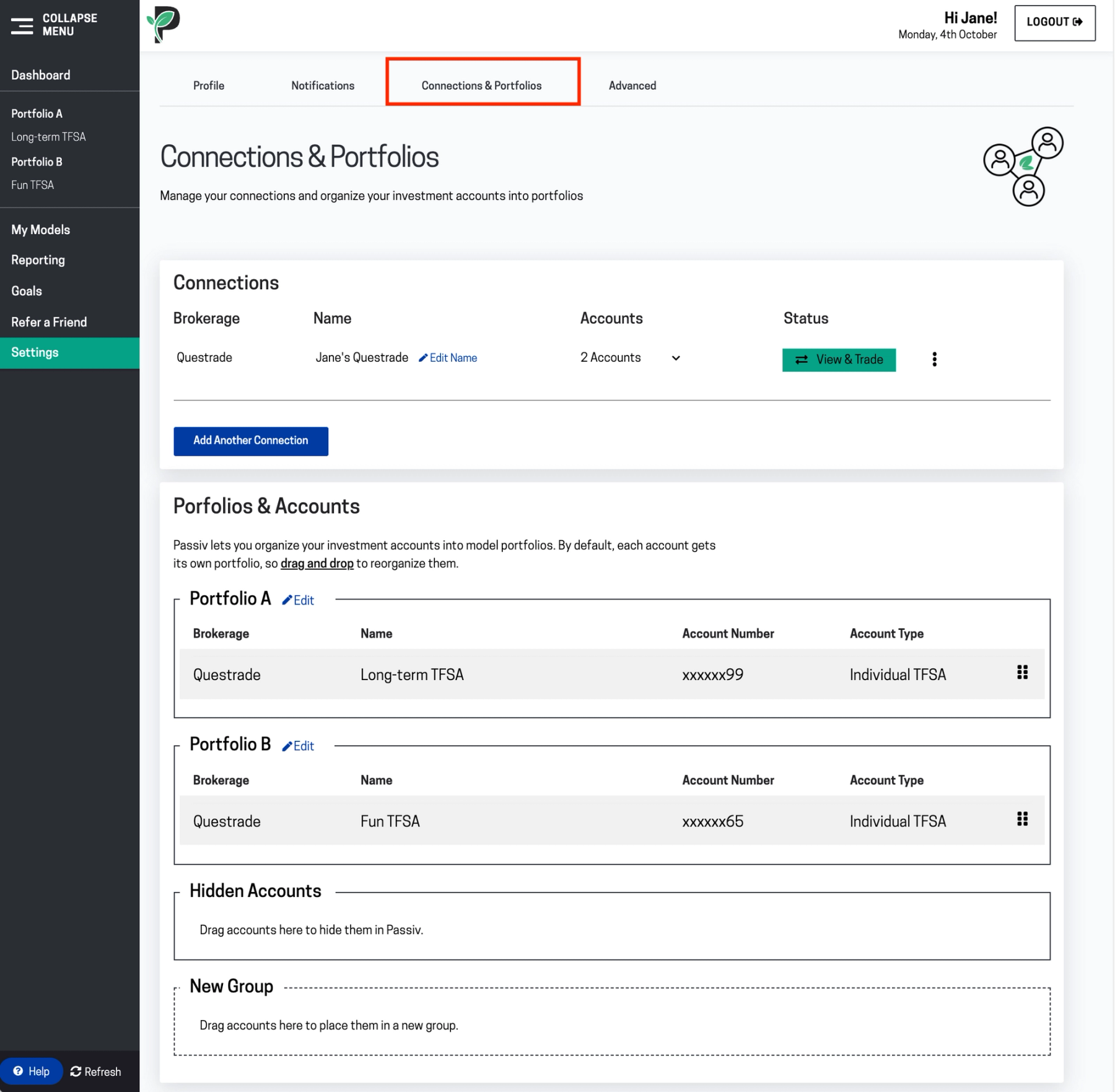 How to Set Up Multi-Account Portfolios | Passiv