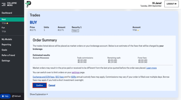 How to Use One Click Trades | Passiv