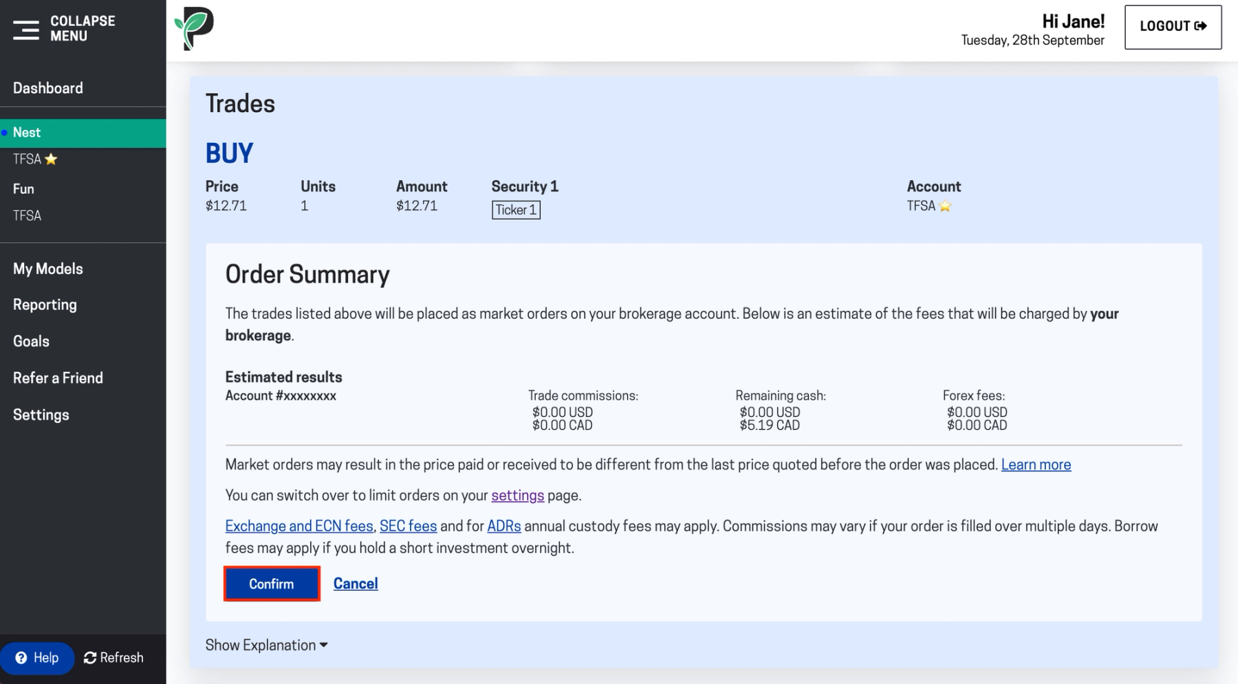 How to Use One Click Trades | Passiv