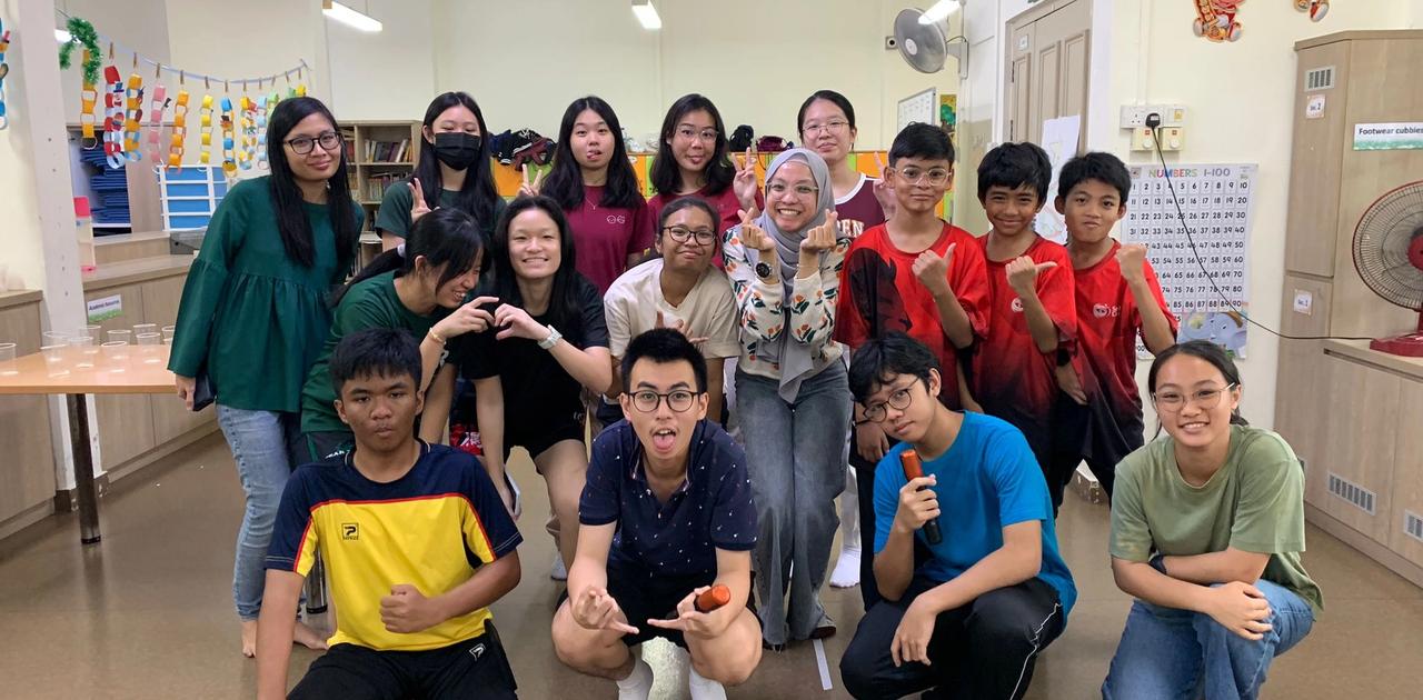 Sharing the youthful joy of giving back