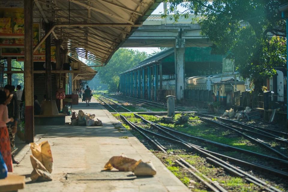 One of the World’s Most Photogenic Train Journeys; The Yangon Circular ...