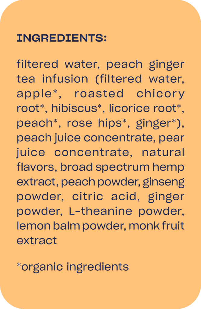 peach ginger | Recess