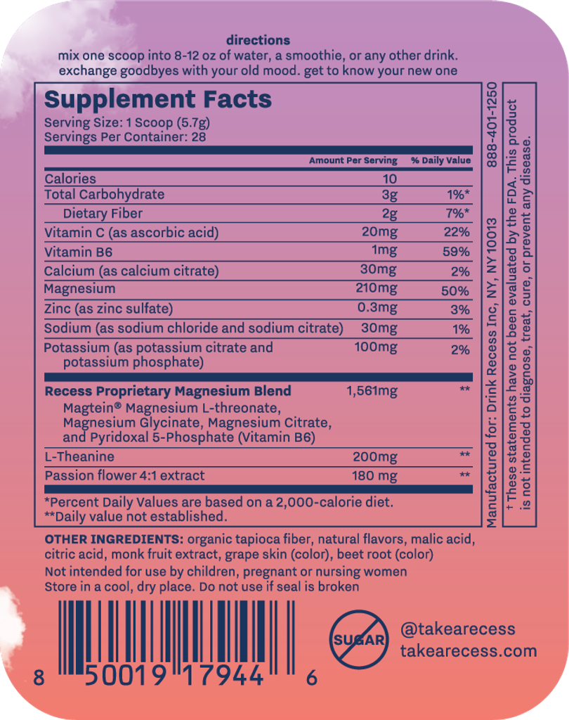 gradient berry tub | Recess