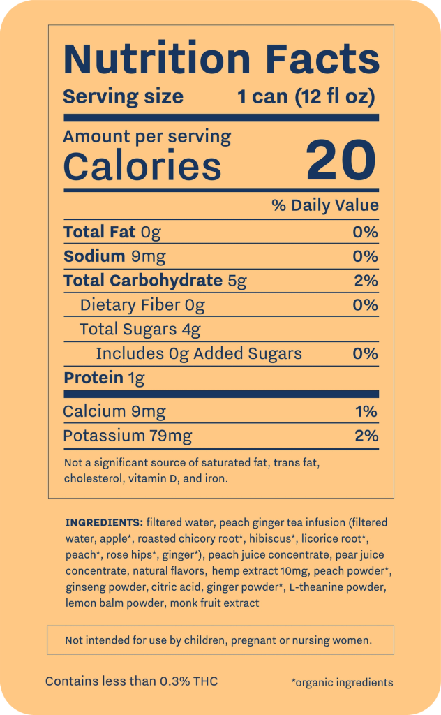 peach ginger | Recess