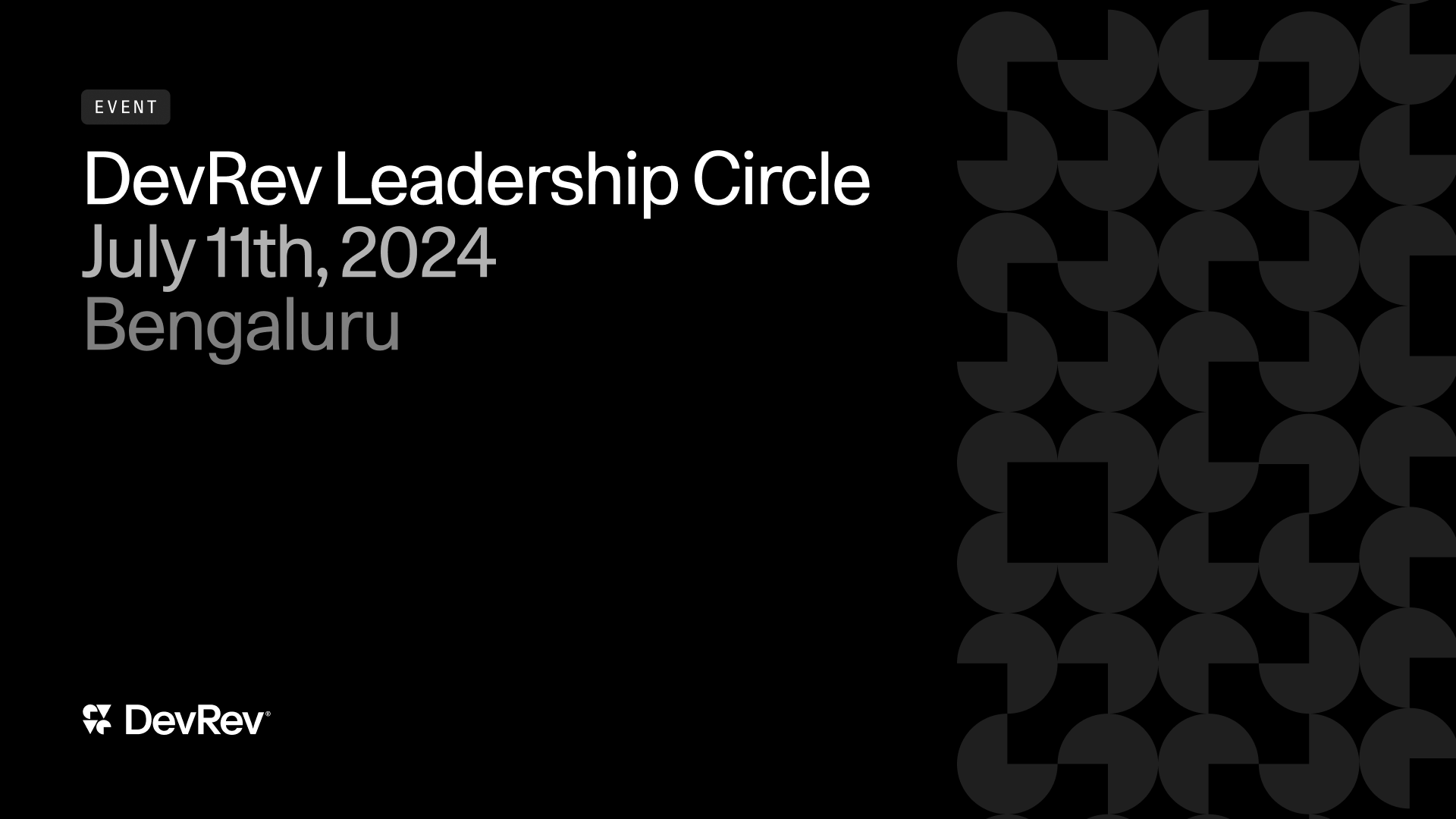 DevRev Leadership Circle Bengaluru 2024