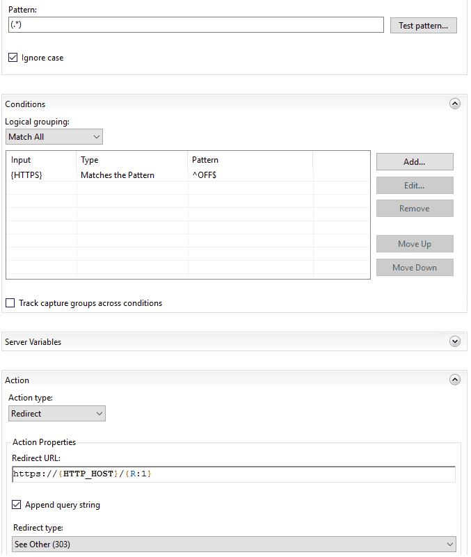 How To Configure A Redirect Using The Iis Url Rewrite Module Squaredup Azure Support