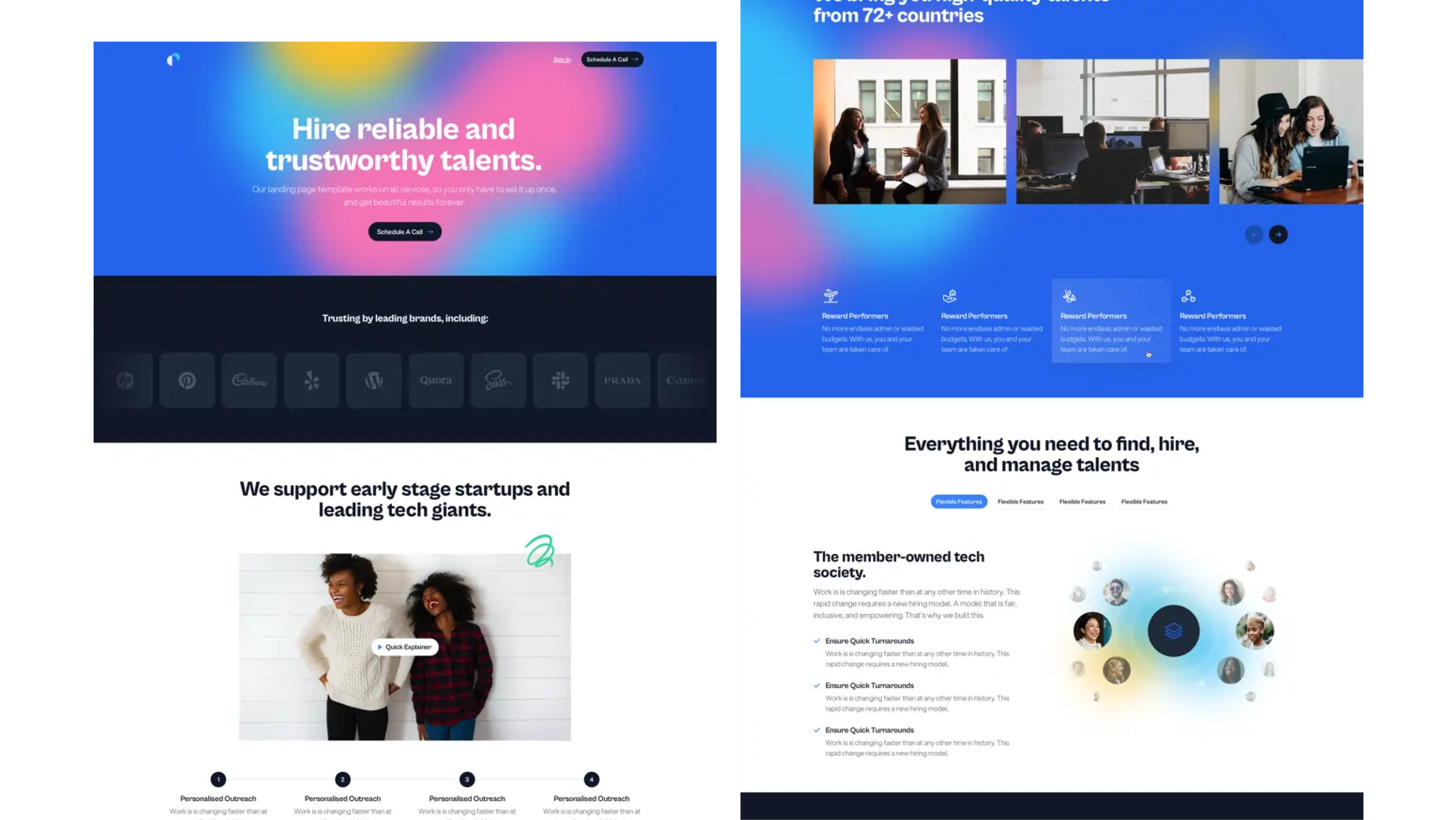 Talent – Versatile Template for SaaS Apps and Recruiting Networks ...