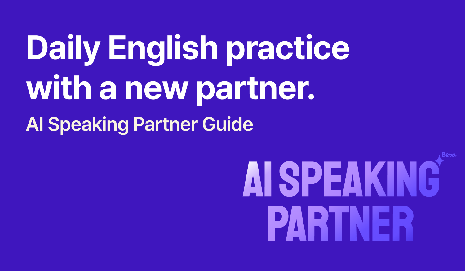 Ringle AI Speaking Partner Guide