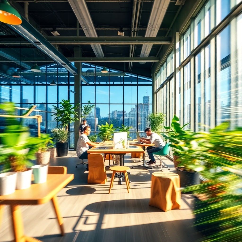 Sustainable Practices in Shared Workspaces