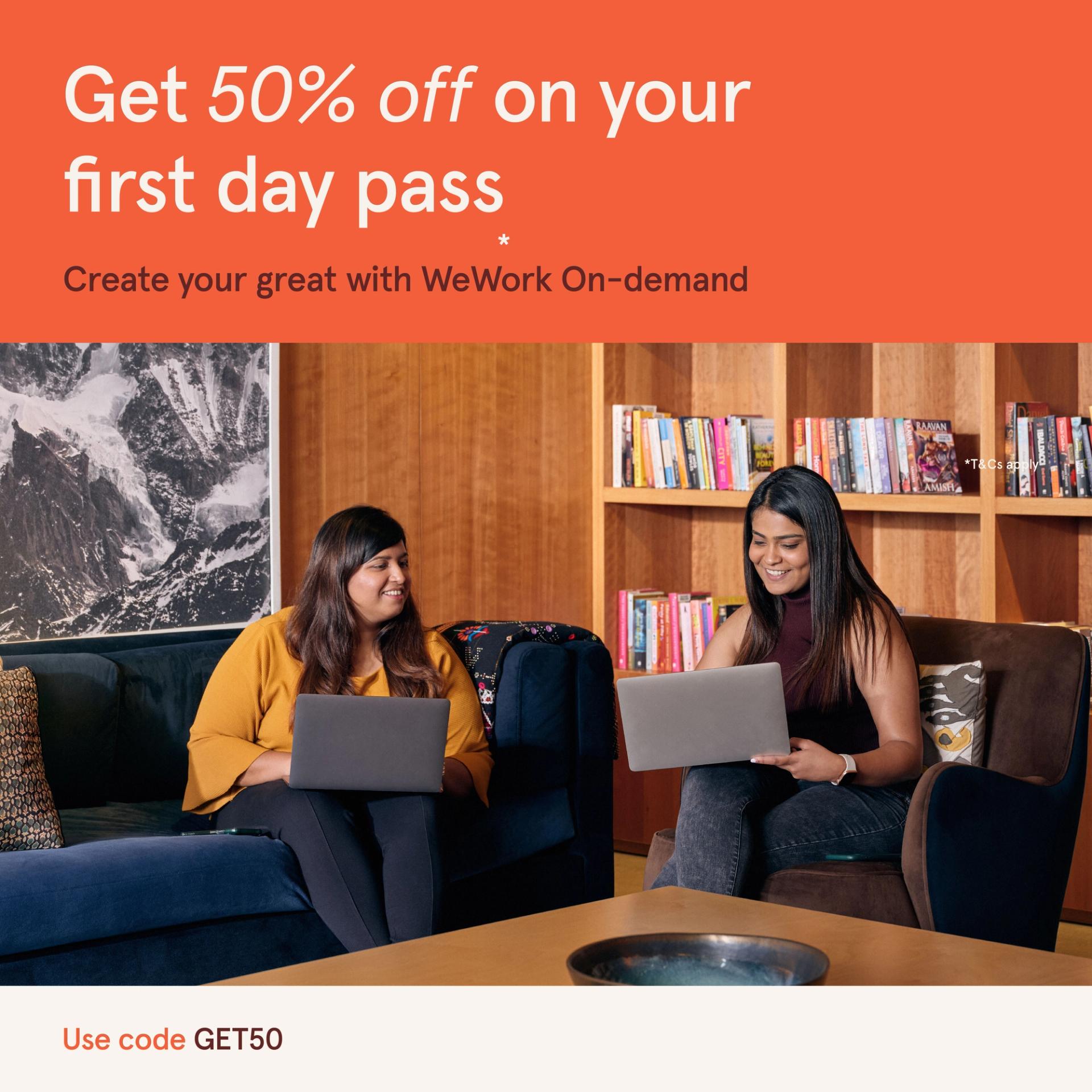 WeWork Day Pass - Book Coworking Space for a Day