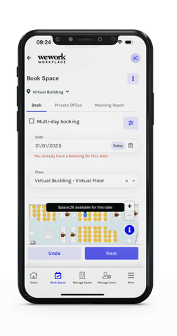 Wework Workplace Unified Workspace Management Software