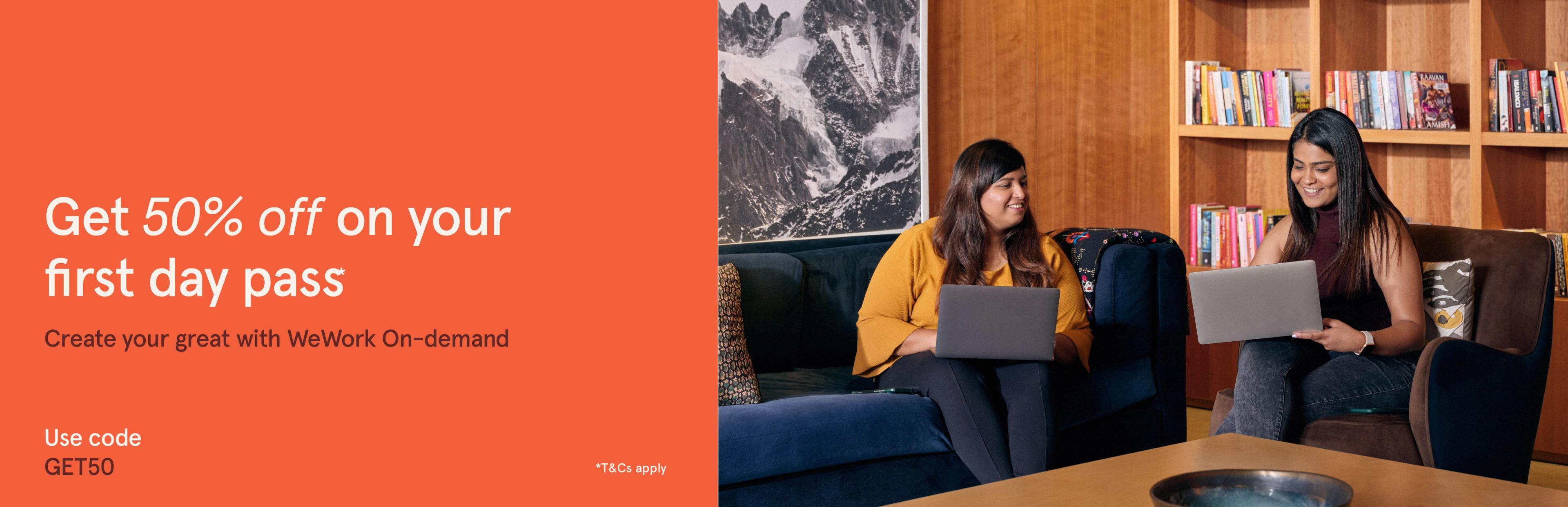 WeWork Day Pass - Book Coworking Space for a Day