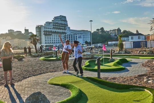 Folkestone Harbour Adventure Golf | Folkestone Harbour Arm