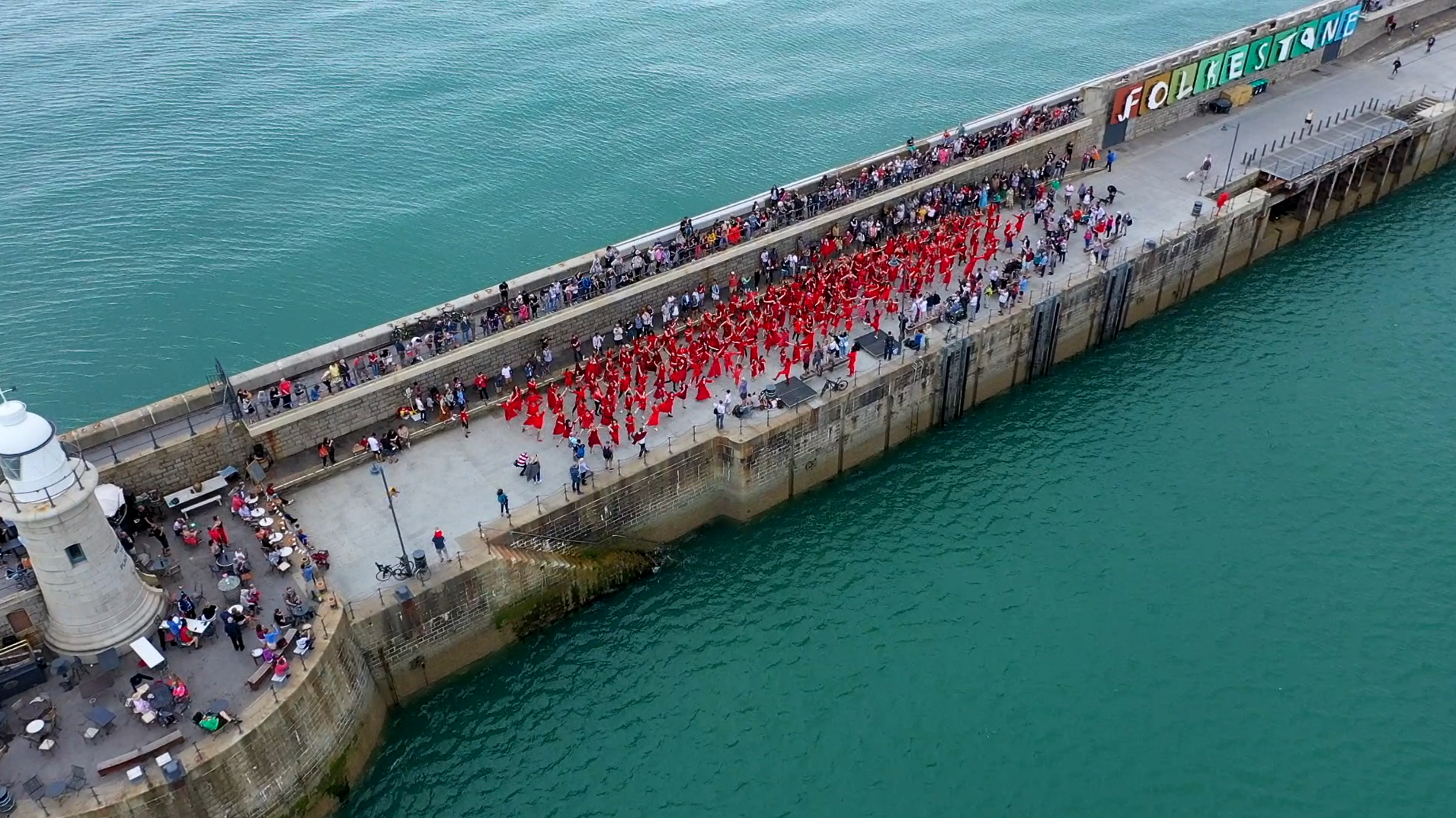Most Wuthering Heights Day Ever | Folkestone Harbour Arm