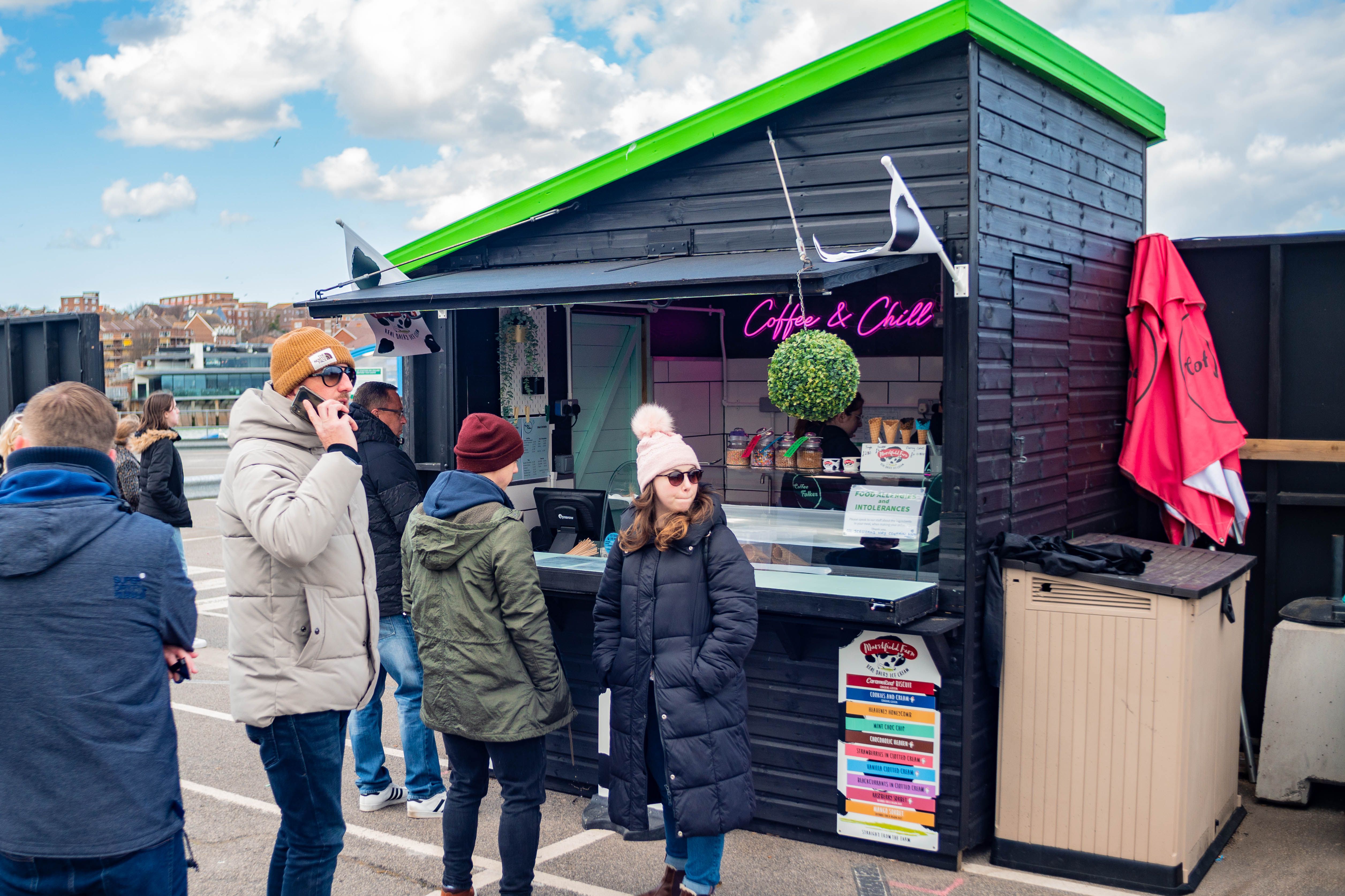 Coffee Folkes | Folkestone Harbour Arm