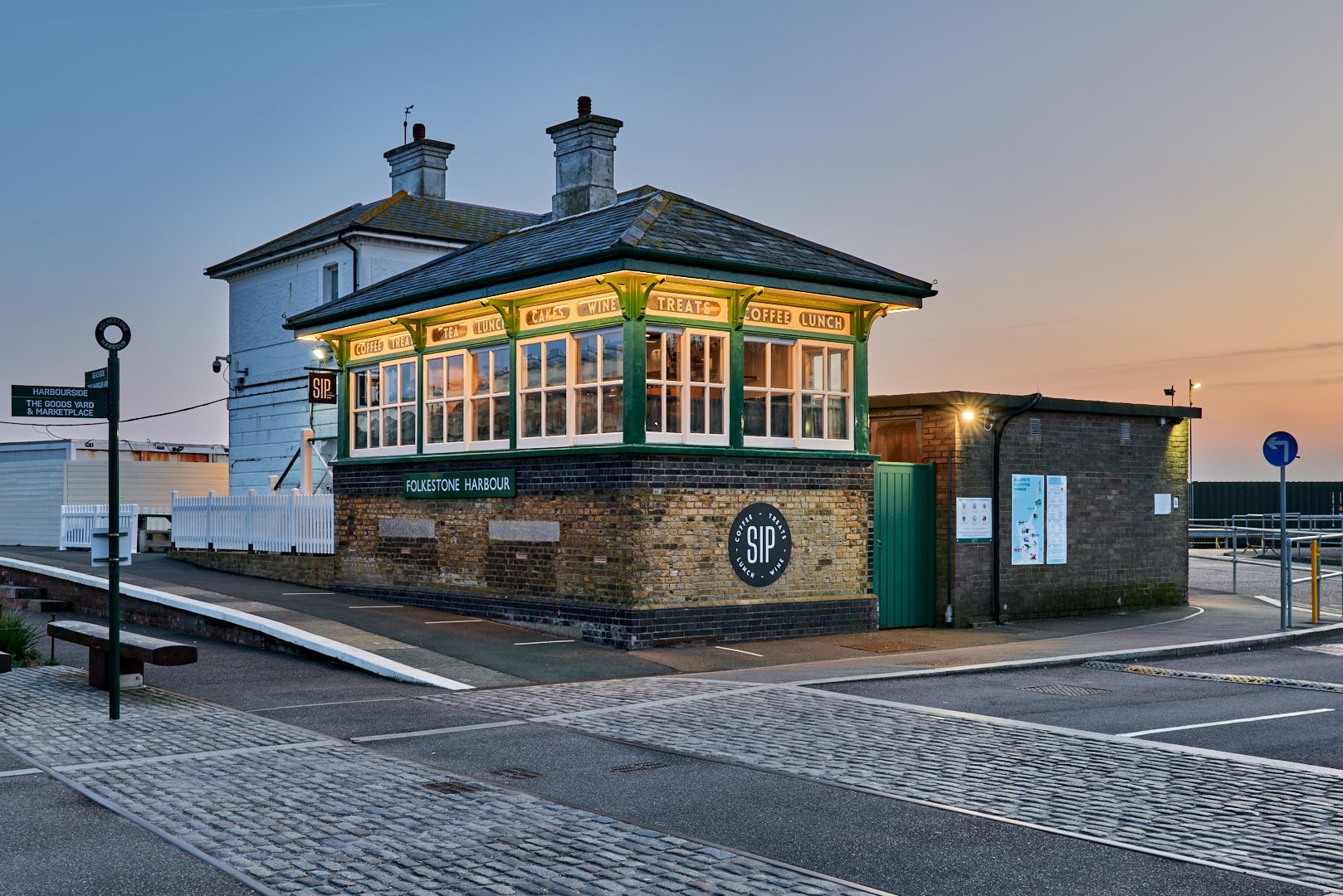 SIP at the Signal Box | Folkestone Harbour Arm