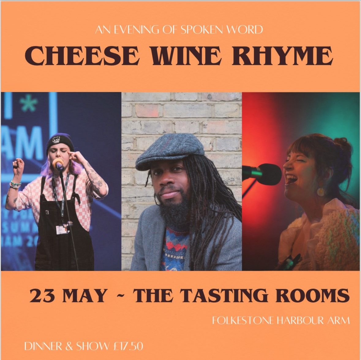 Cheese, Wine and Rhyme night | Folkestone Harbour Arm