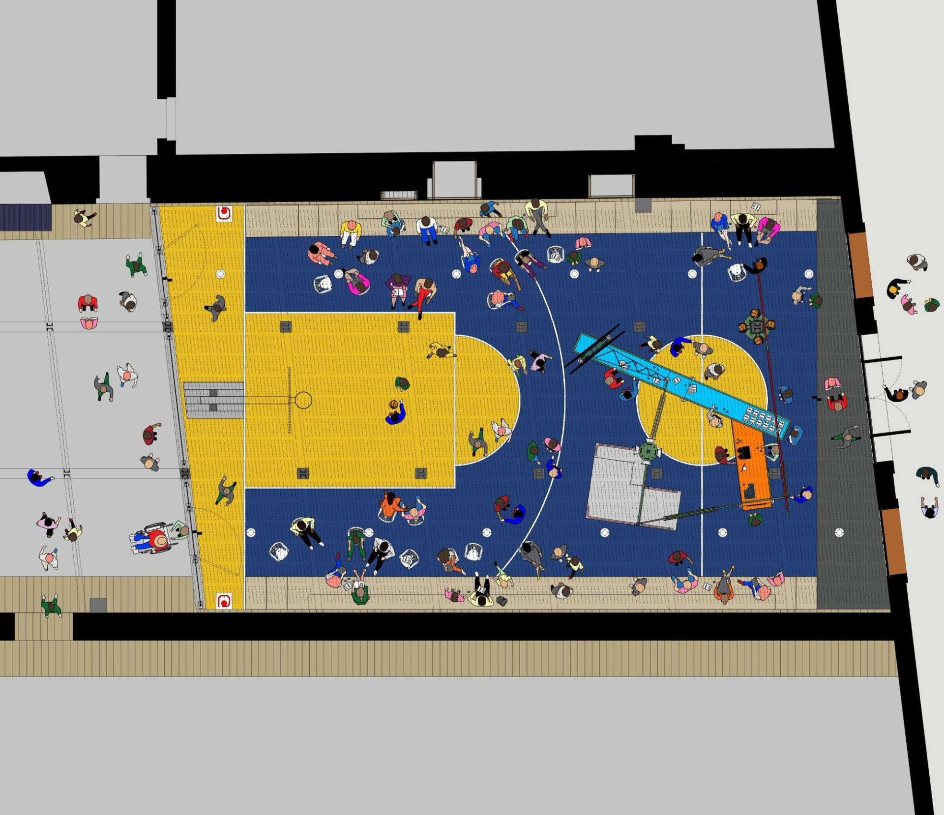 Utopian Infrastructure: The Campesino Basketball Court – KoozArch