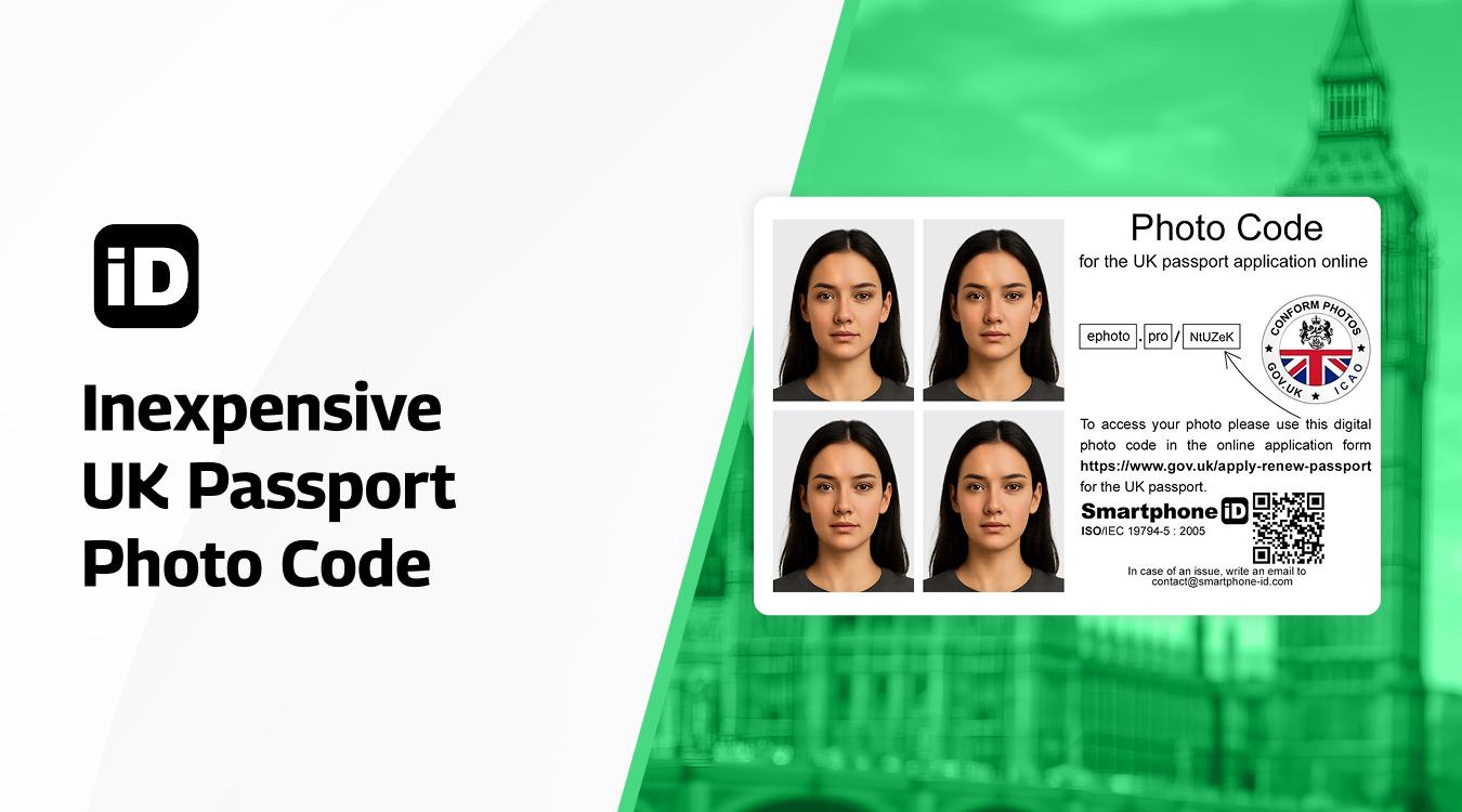 How to get a photo code for a UK passport (inexpensively)?