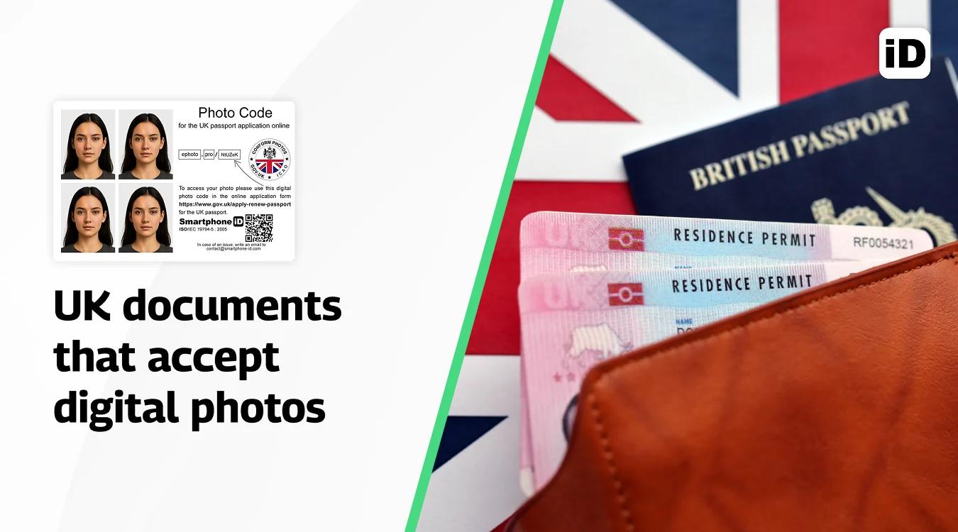 For Which UK documents can you use a digital photo?