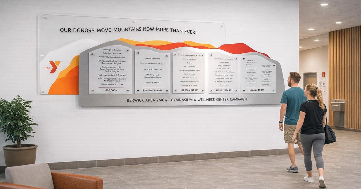 Donor Recognition Walls for Nonprofits | DRW | Arreya | Arreya Donor Walls
