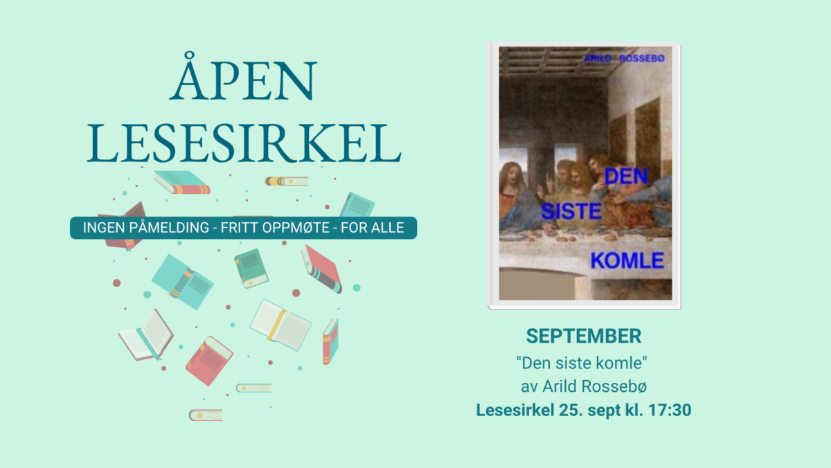 Åpen lesesirkel: Den siste komle | 25. sep. 17:30 | Haugesund ...