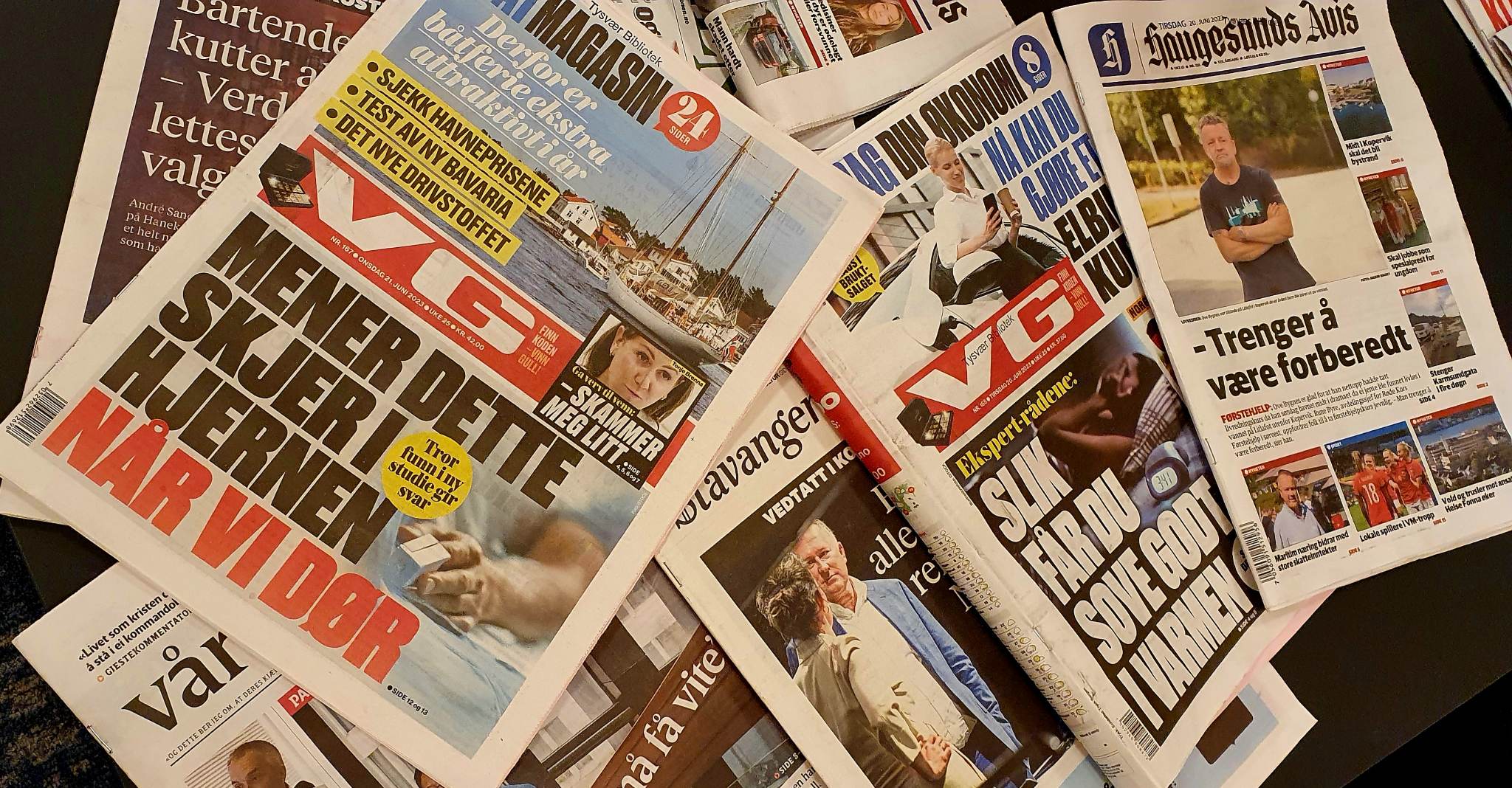 Aviser og tidsskift | Tysvær bibliotek