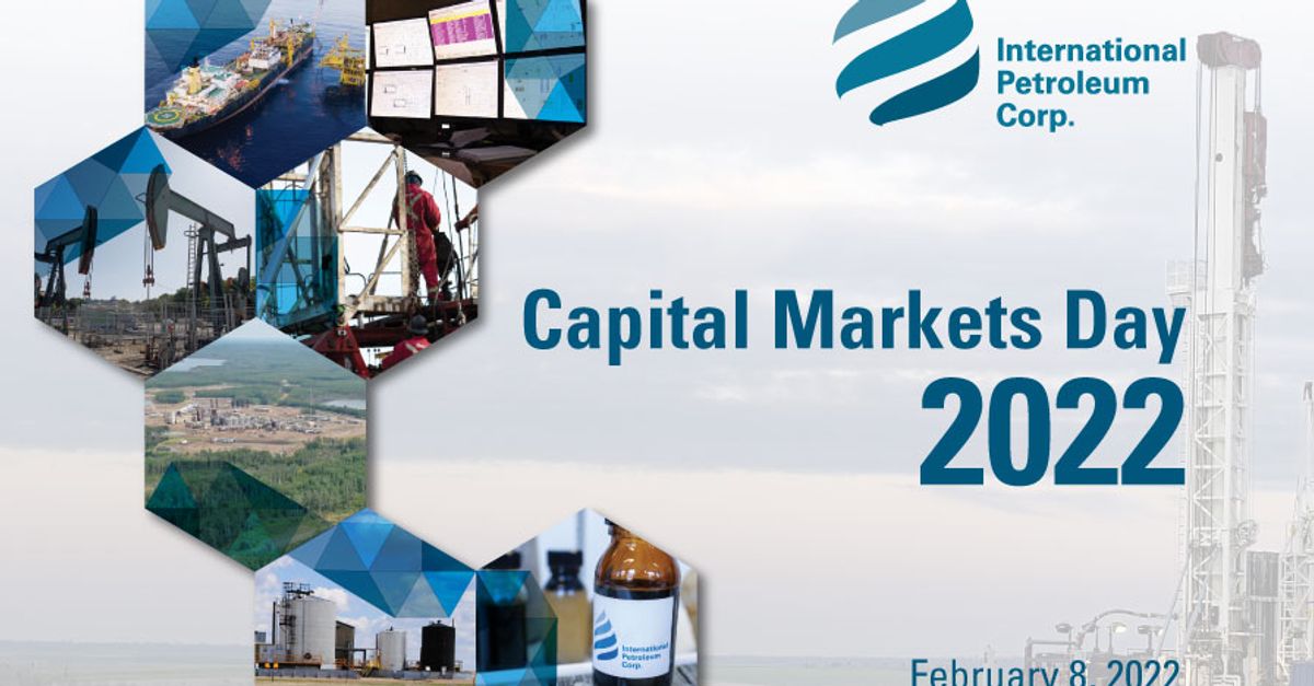 2022 Capital Markets Day webcast | International Petroleum