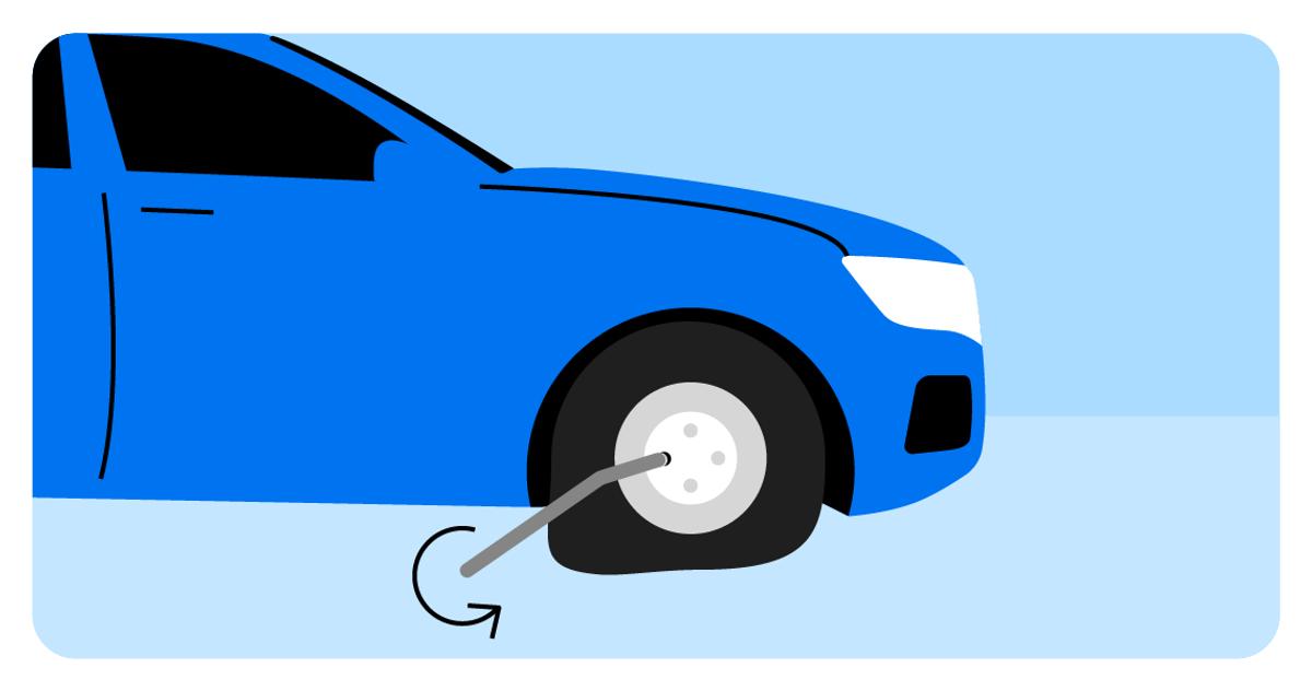 How to change a flat tire