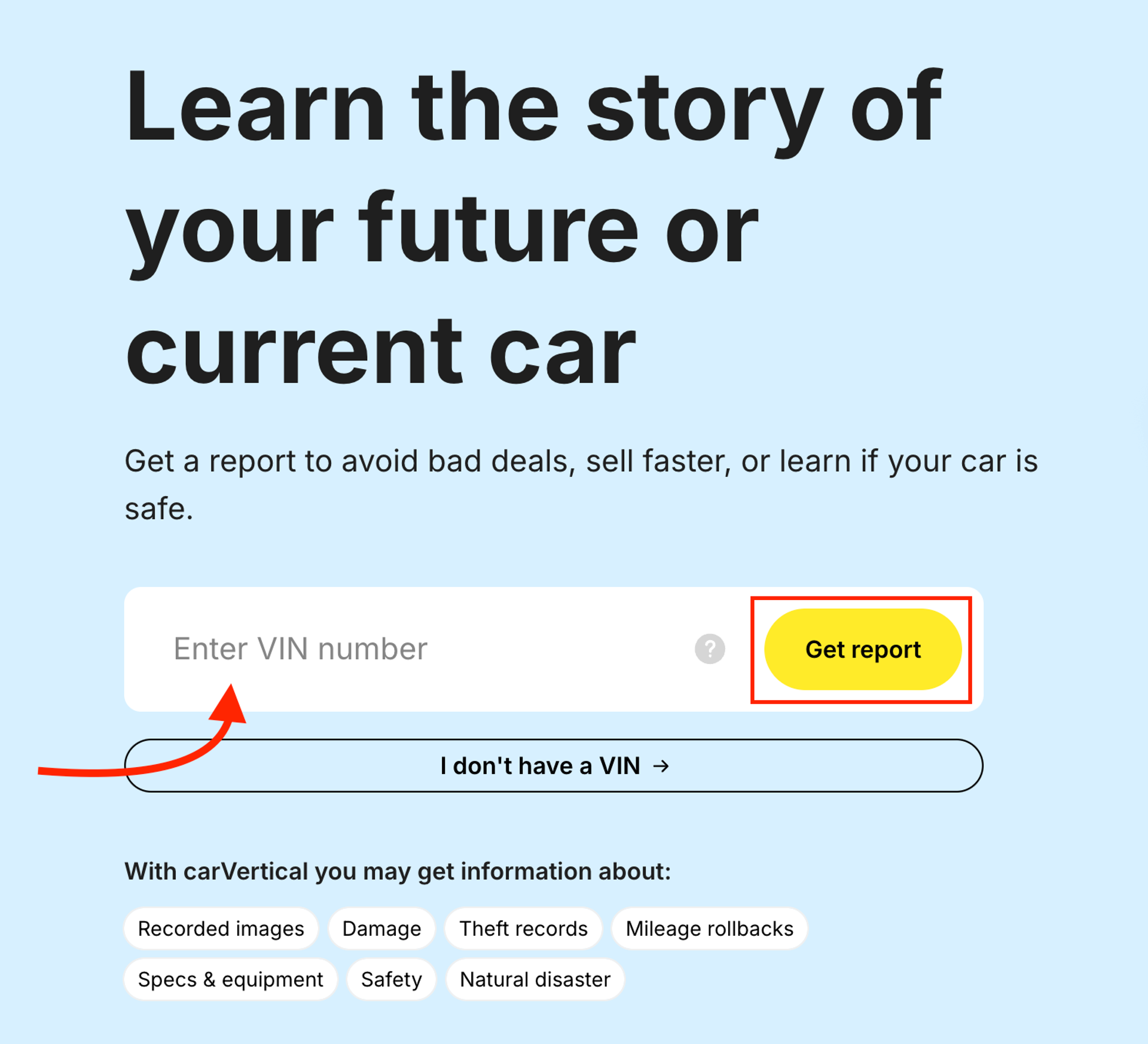 How do I get a carVertical report? | carVertical