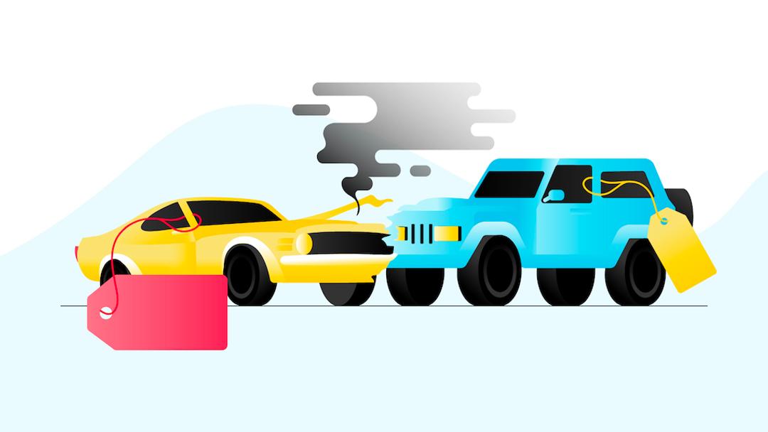 How much does an accident devalue a car?