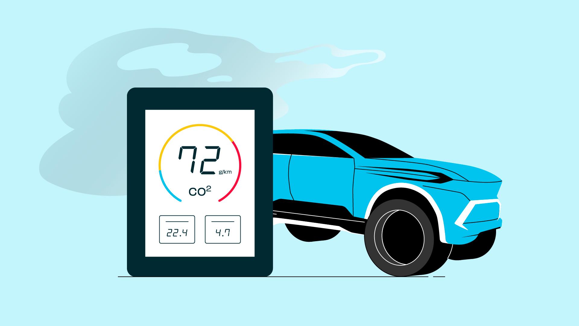 How much CO2 does an electric car emit?