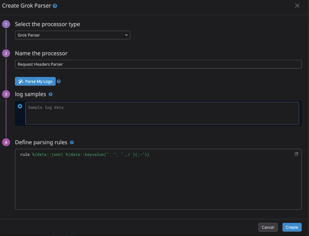 Configuring a Datadog Pipeline for Parsing Request Headers | Gameball ...