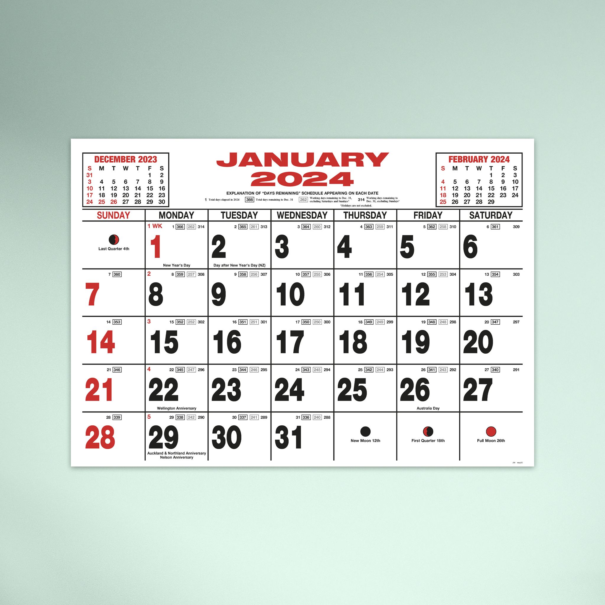 Wall Calendars (Retail)