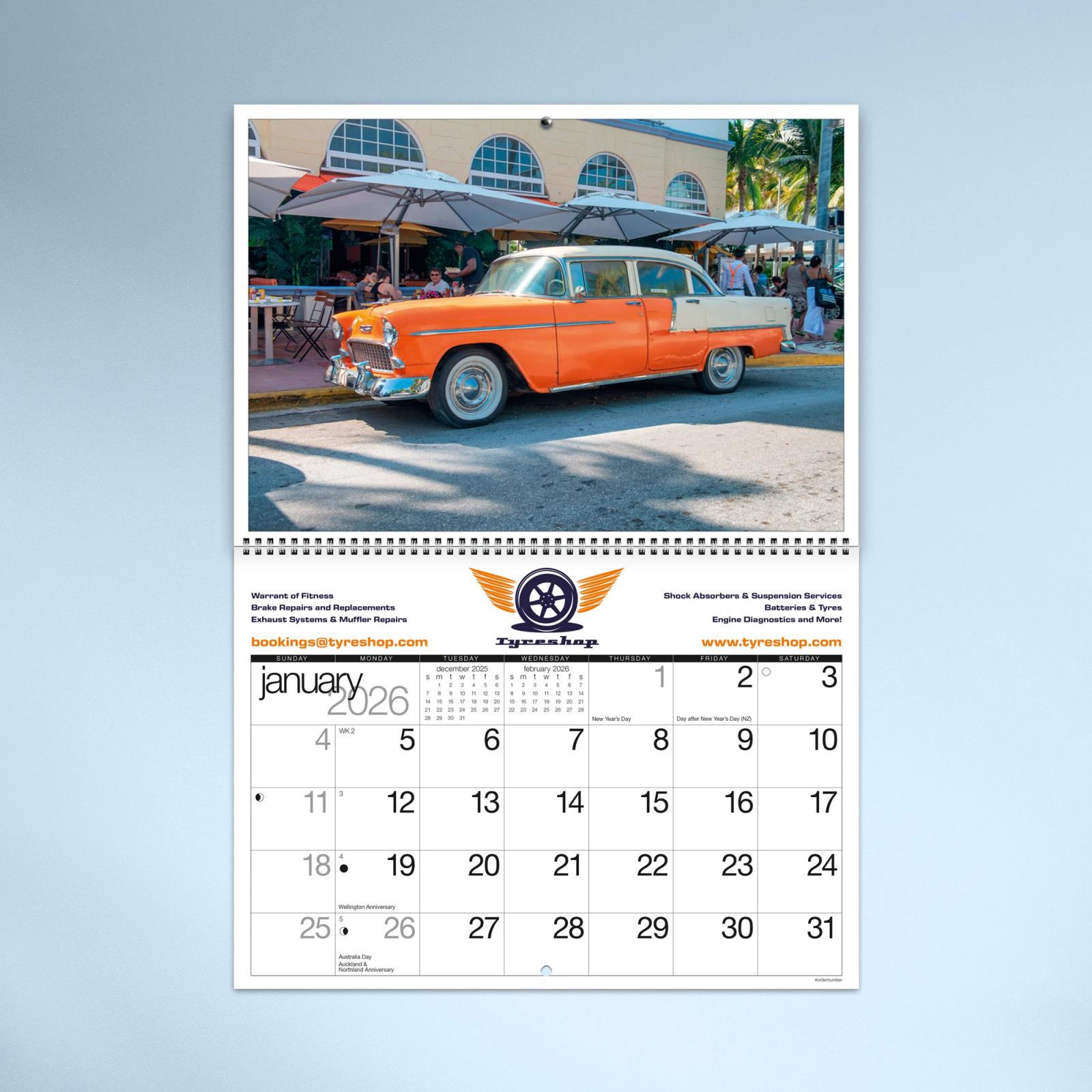 Custom Booklet Calendars