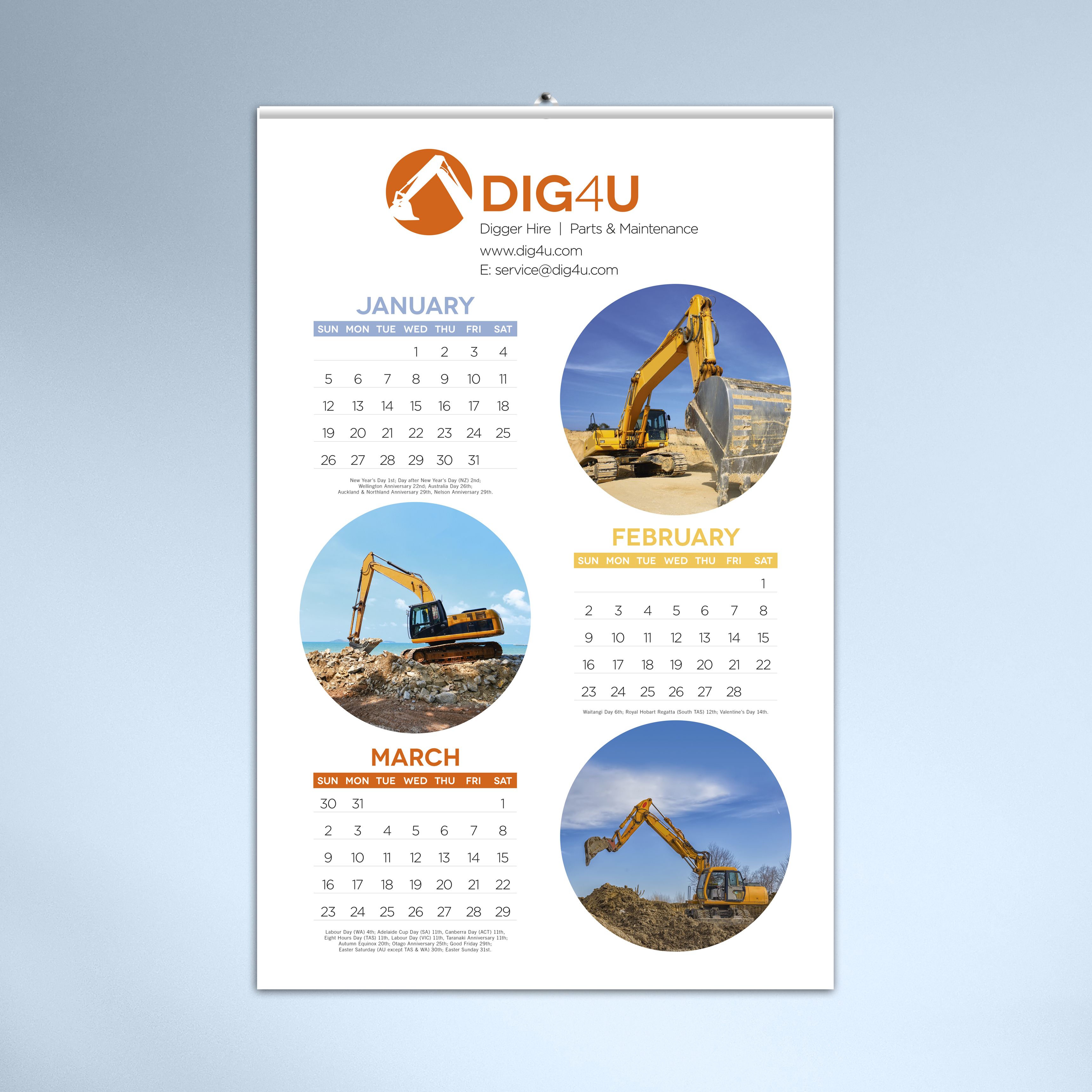 Custom Wall Calendars