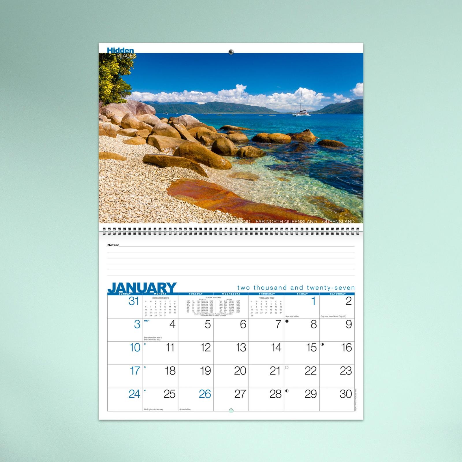 Booklet Calendars (Retail)
