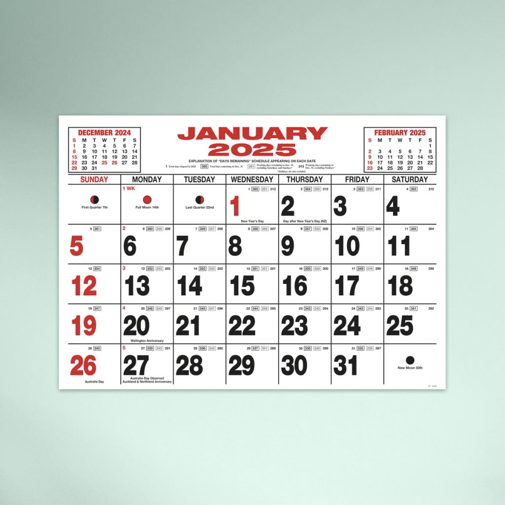 Wall Calendars (Retail)