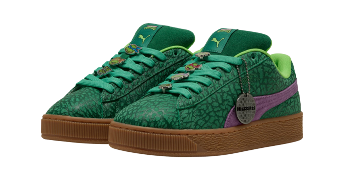 PUMA Suede XL Ninja Turtles - Green | SneakerHouse