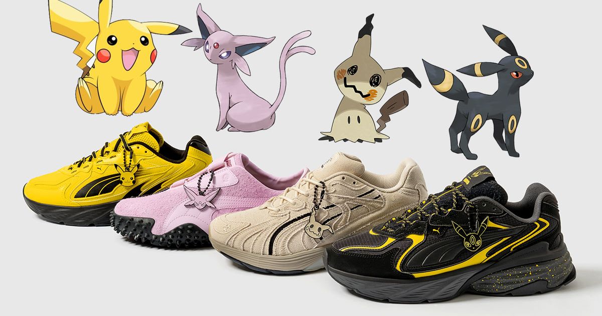 PUMA x Pokémon: entre el día y la noche. | SneakerHouse