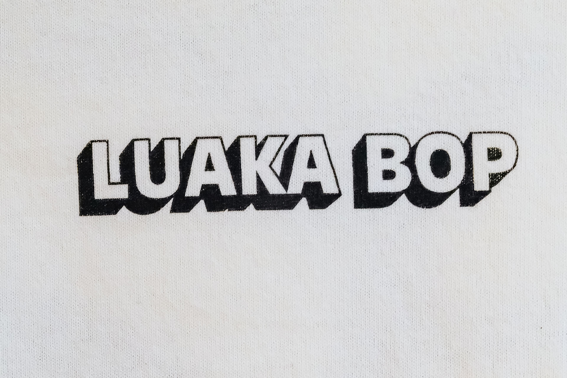 Luaka Bop T-Shirt in Gust-of-Wind White - Luaka Bop