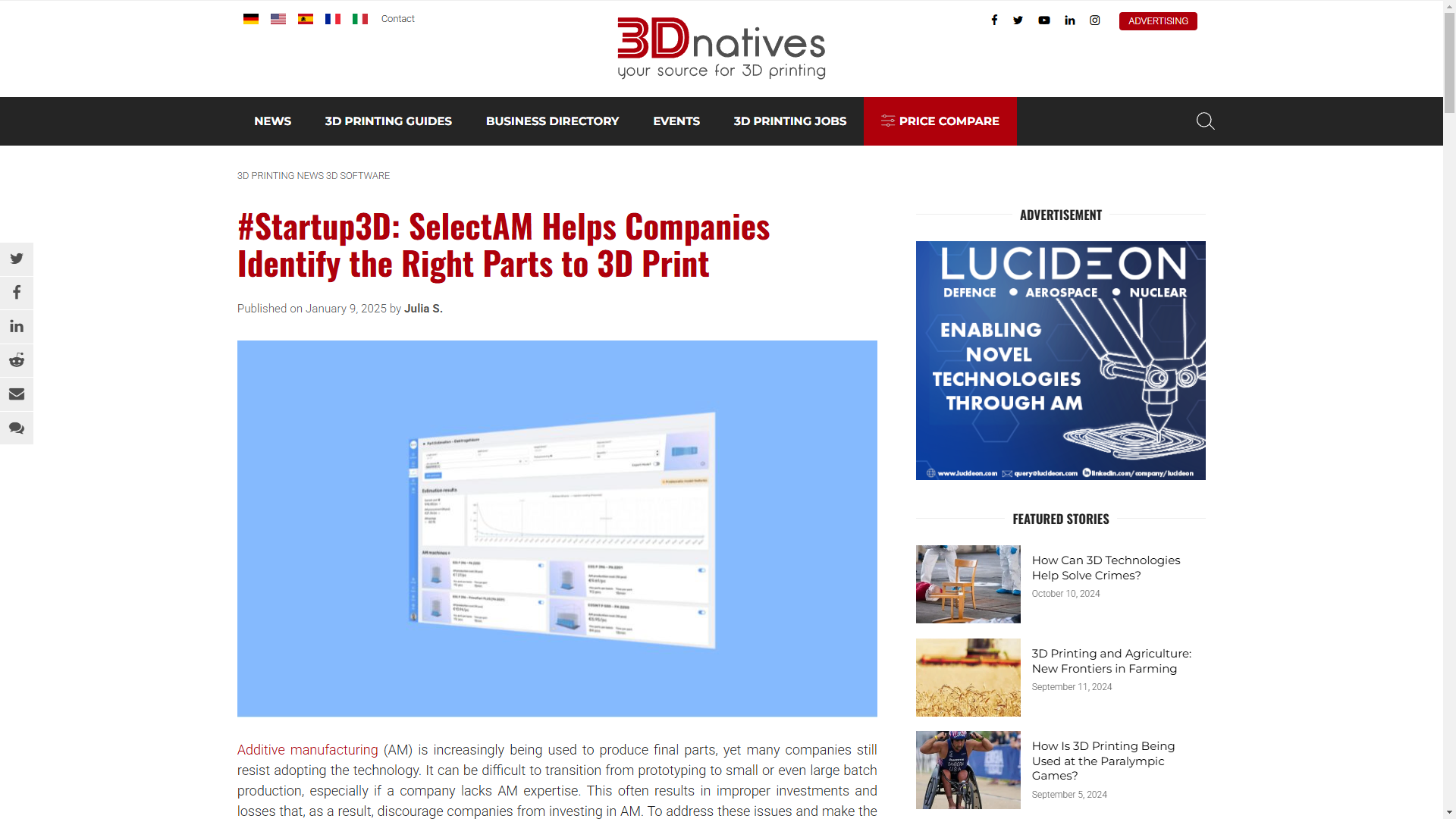 Interview with 3Dnatives | News | SelectAM