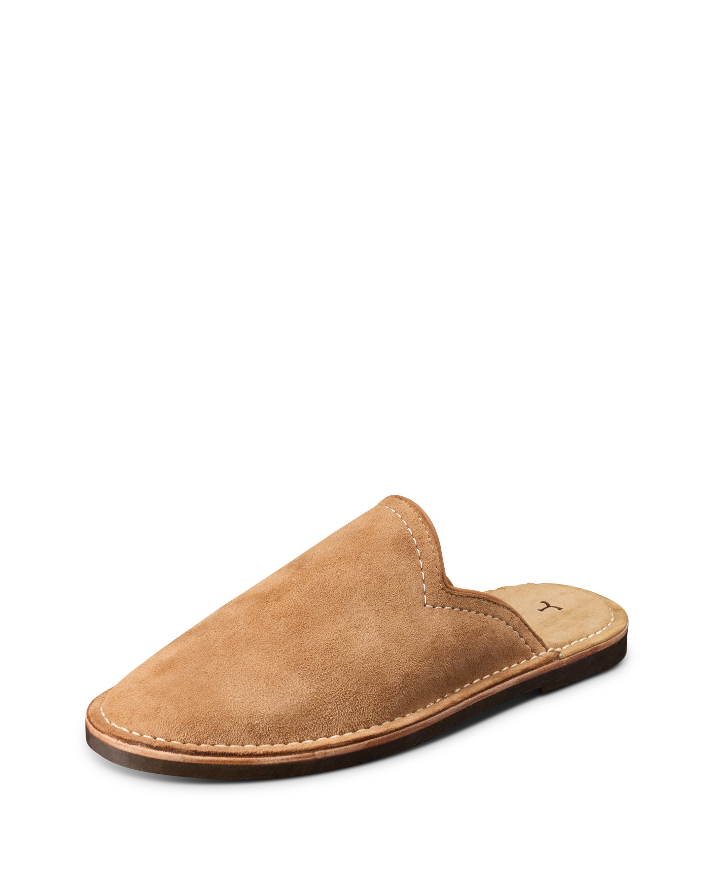 The Oliver in Camel Sheepskin - Men's Slipper | Tecovas