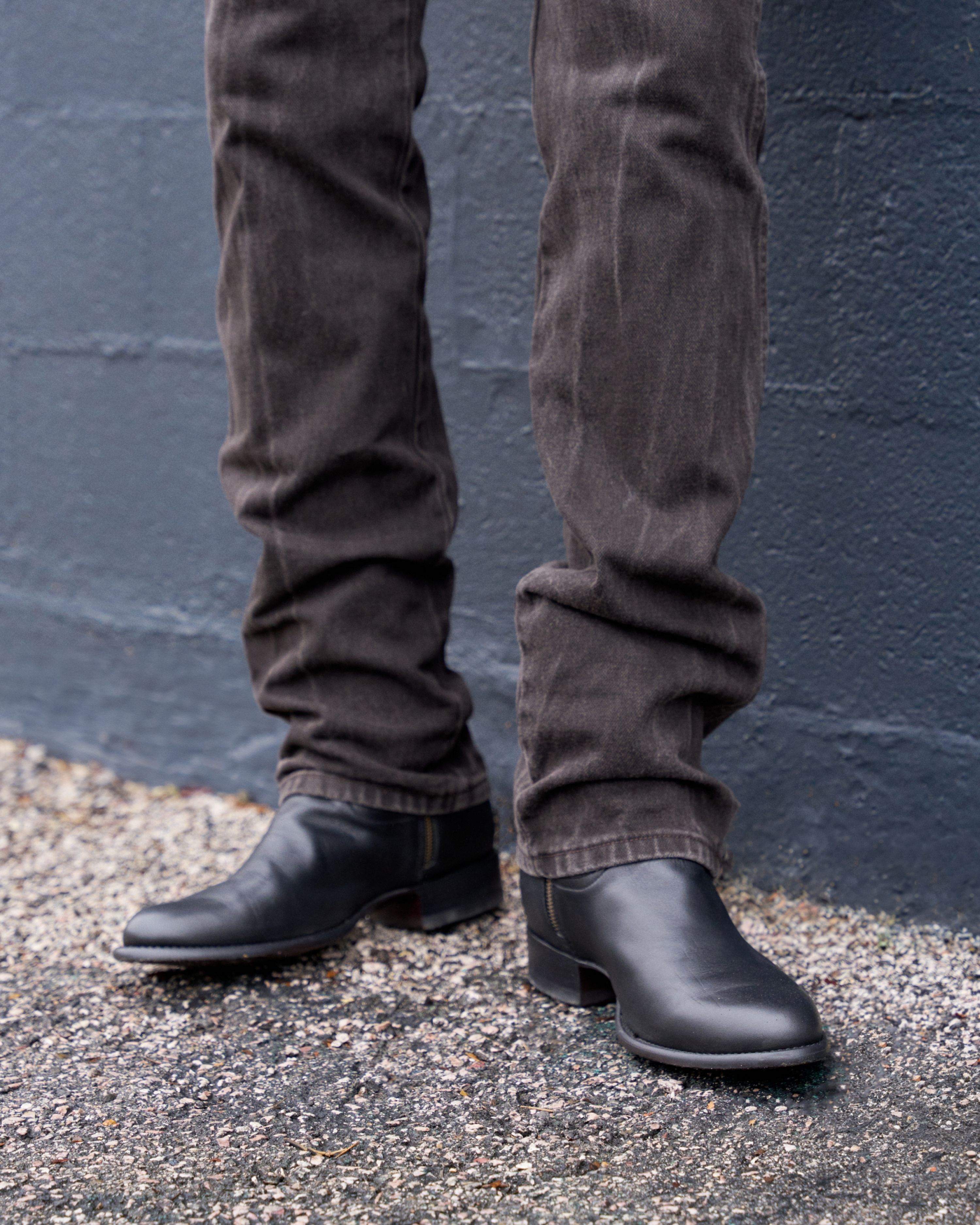 Men's Zipper Cowboy Boots - Leather Zip-Up Boots | Tecovas