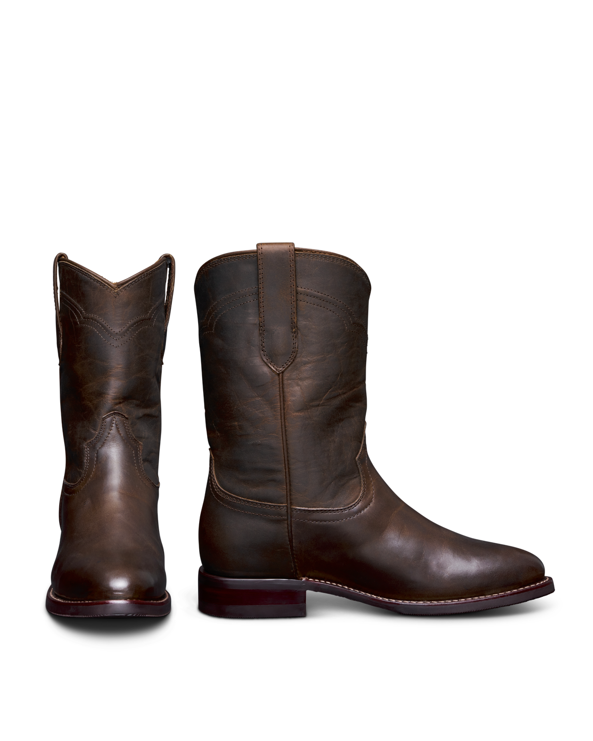 The Beth in Cafe Cowhide - Women's Roper Boot | Tecovas