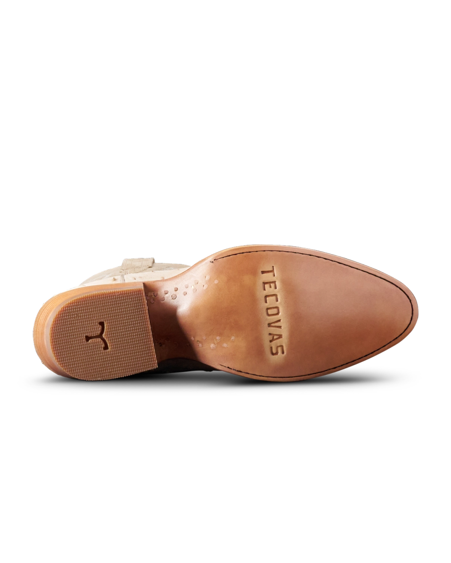 The Jamie in Pearl Ostrich - Women's Cowgirl Boot | Tecovas