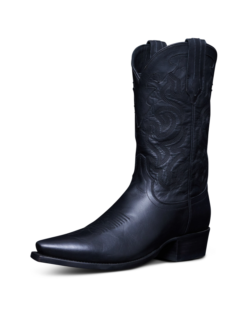 The Garrett in Midnight Cowhide - Men's Cowboy Boot | Tecovas
