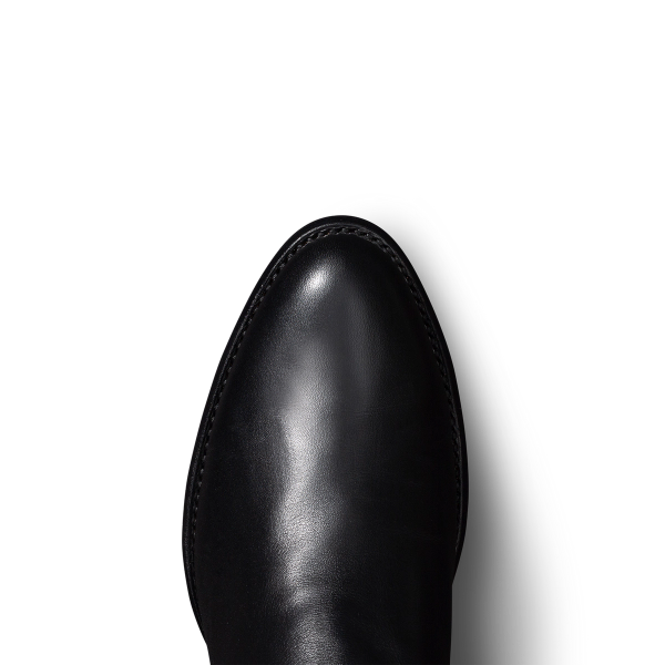 The Dean in Midnight Cowhide - Men's Zip Boot | Tecovas