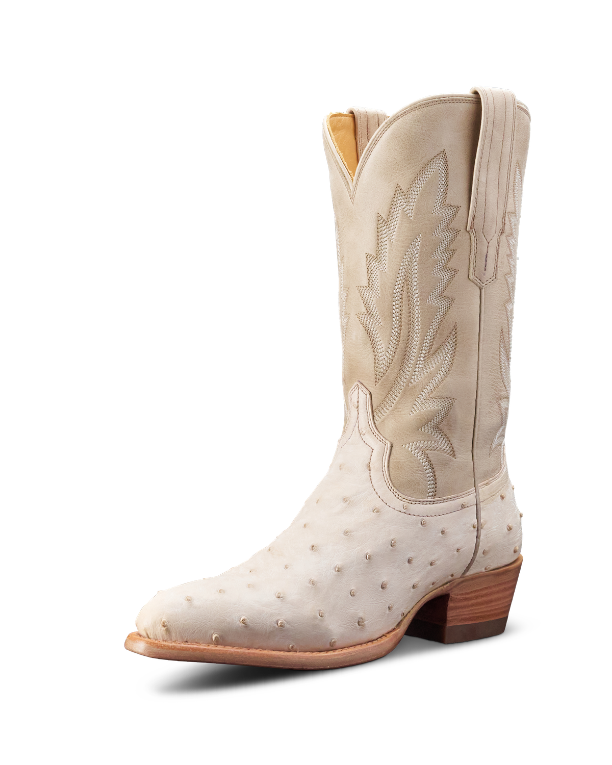 The Jamie in Pearl Ostrich - Women's Cowgirl Boot | Tecovas